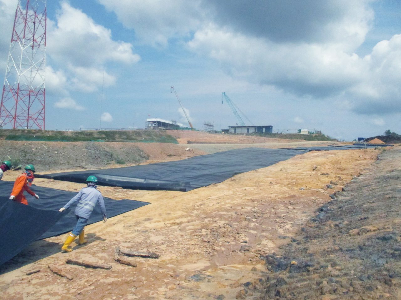 Apa itu Geomembrane HDPE, PVC, LDPE ? dan Langkah Pemasangan